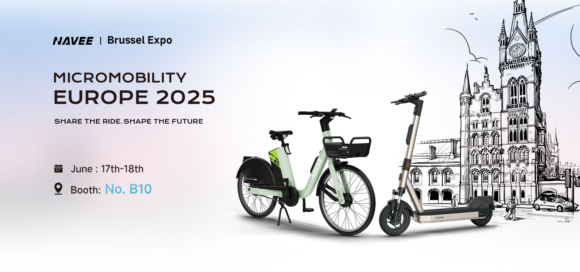 E-Scooter | E-bike Sharing | NAVEE Commercial